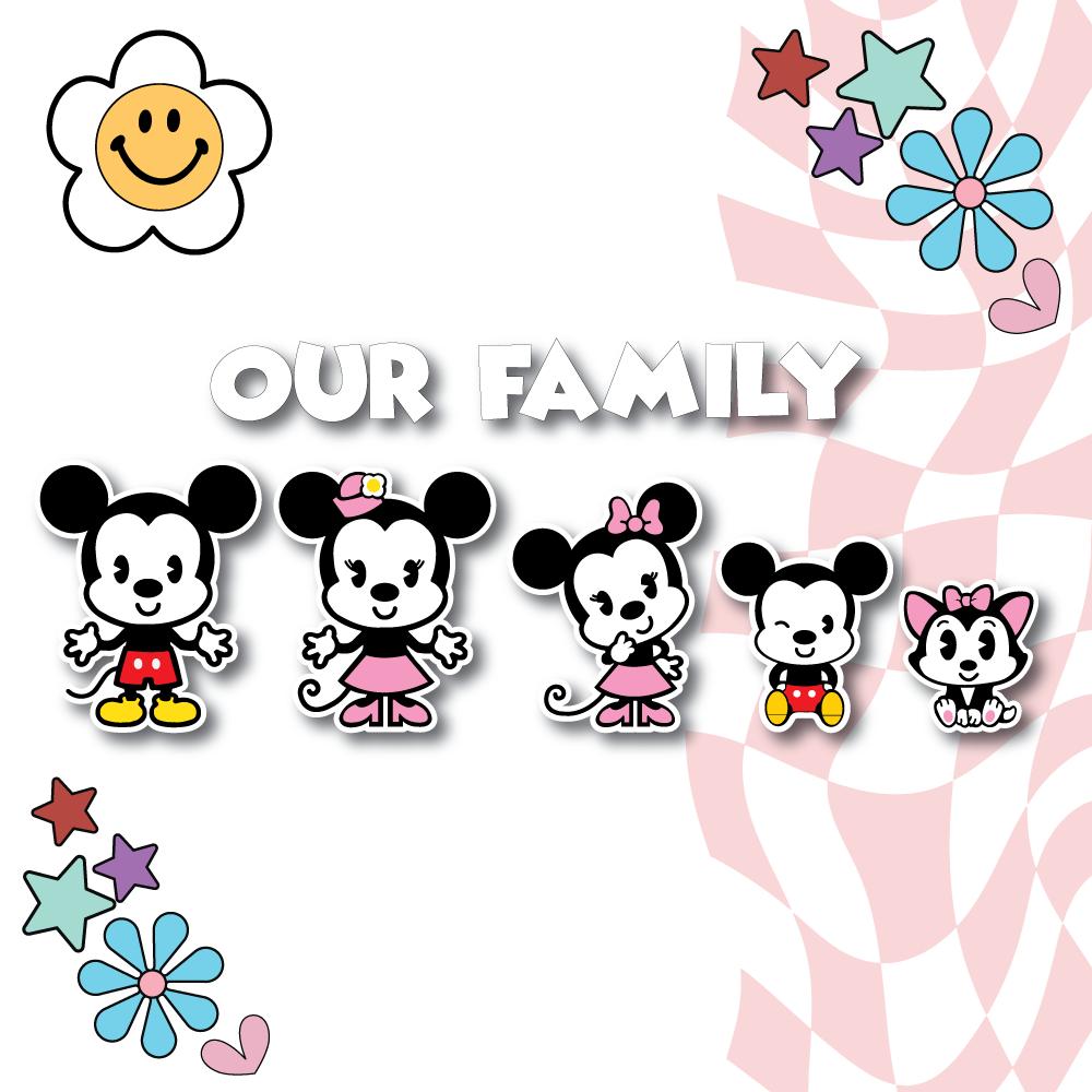 Family Sticker Figures – Off the Wall Decor